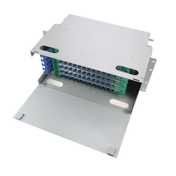 19 inch 72 core 4U ODF optical fiber distribution frame SC Fiber adapt ...